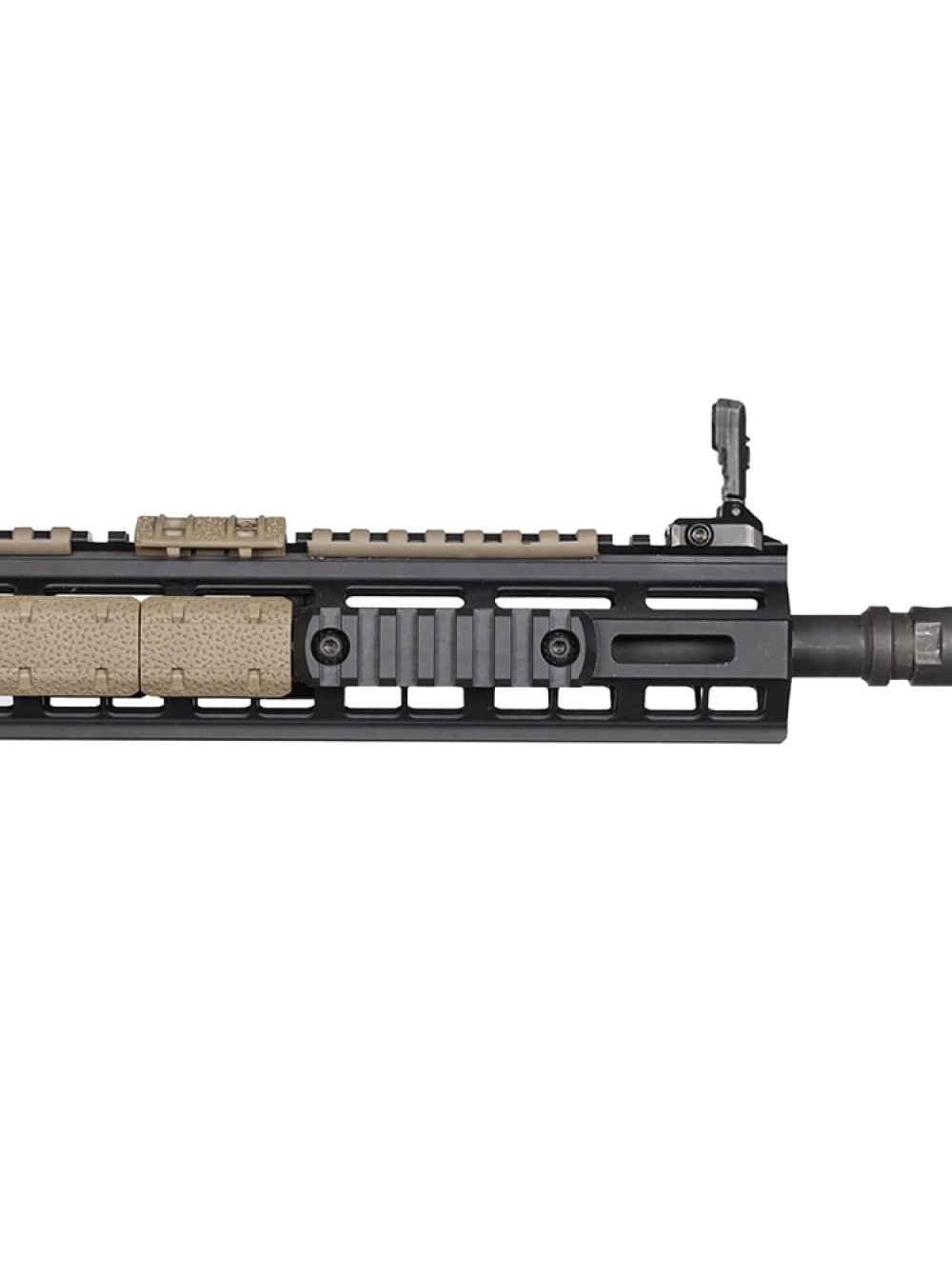 Планка Magpul MOE Polymer Rail на M-LOK на 7 слотов, Weaver/Picatinny